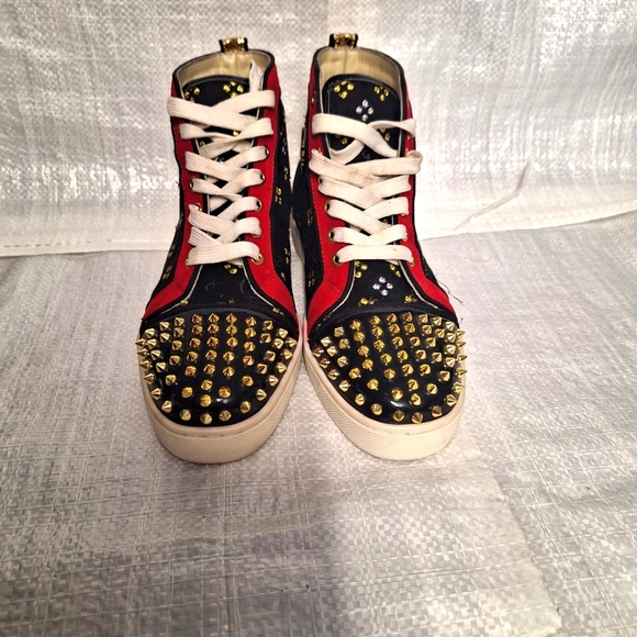 Christian Louboutin | Shoes | Christian Louboutin Lou Spike High Top ...
